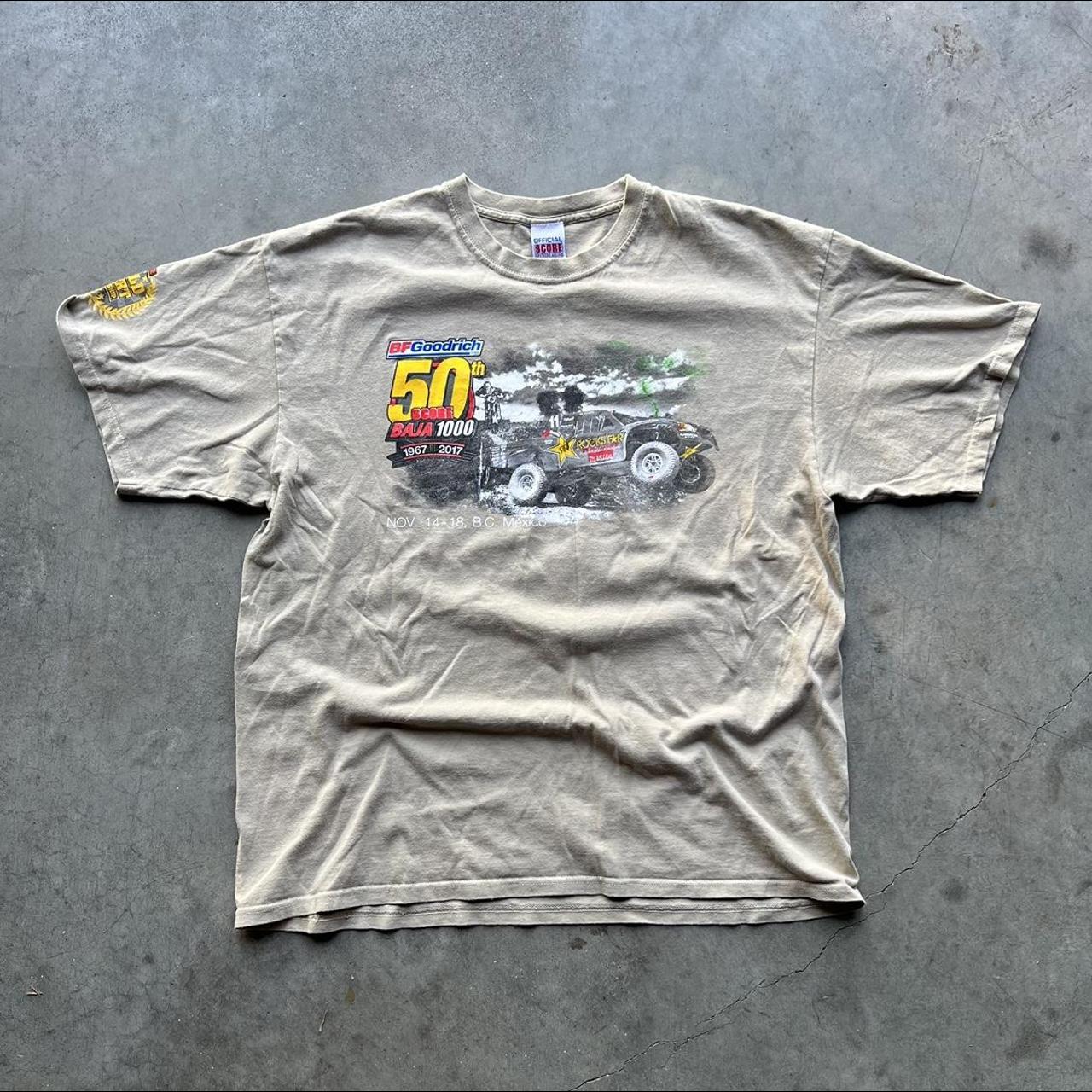 Y2K Nascar Style Goodrich Racing Graphic Shirt... - Depop