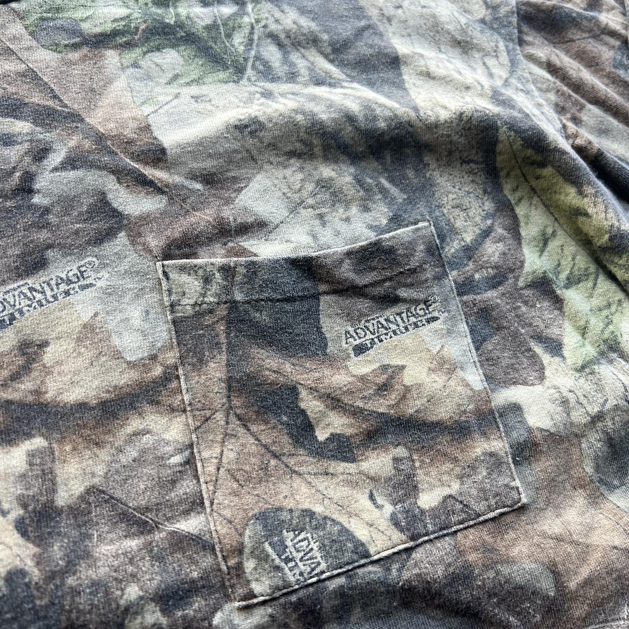vintage camo realtree pocket long sleeve shirt... - Depop