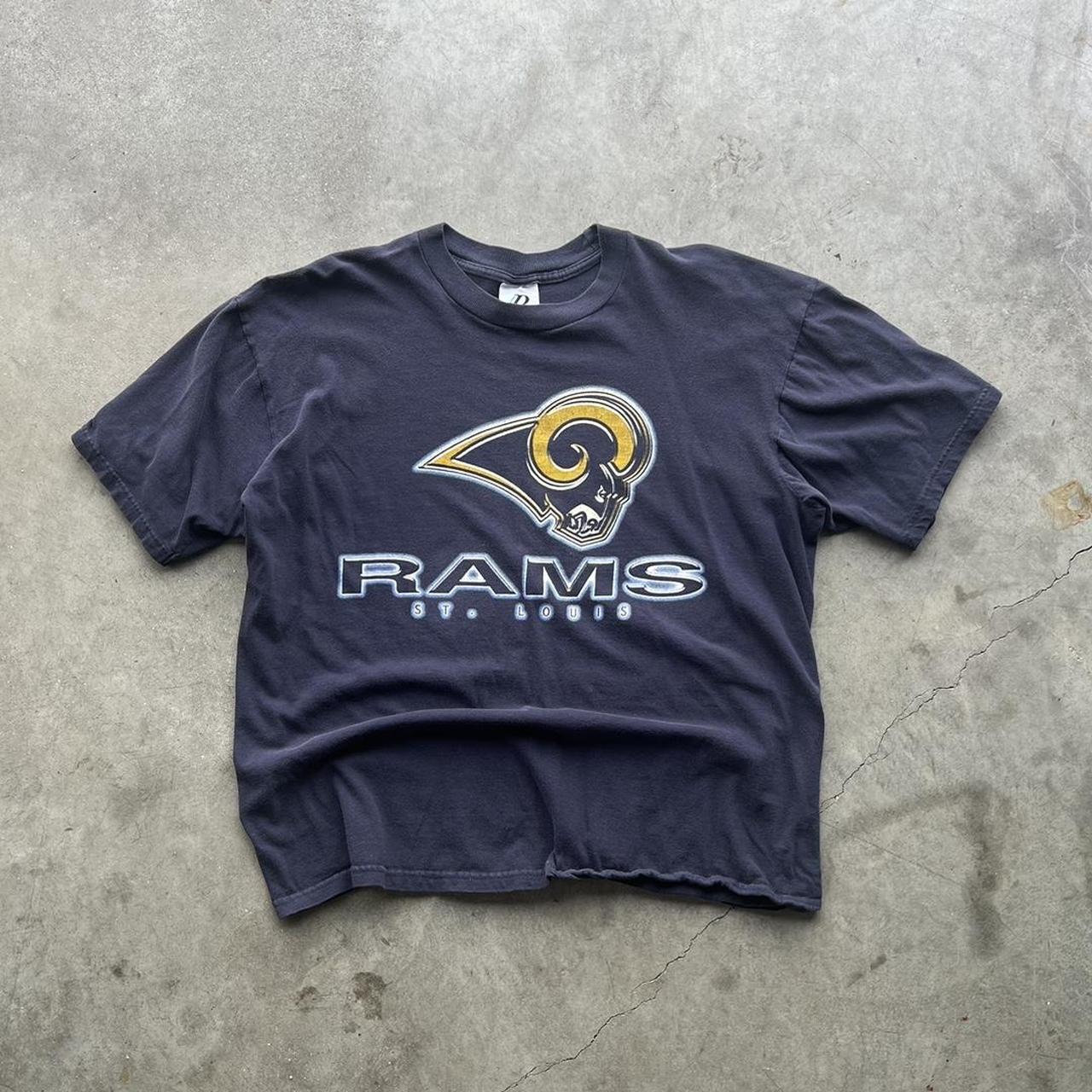 vintage st. louis rams graphic t-shirt -size XL, no... - Depop