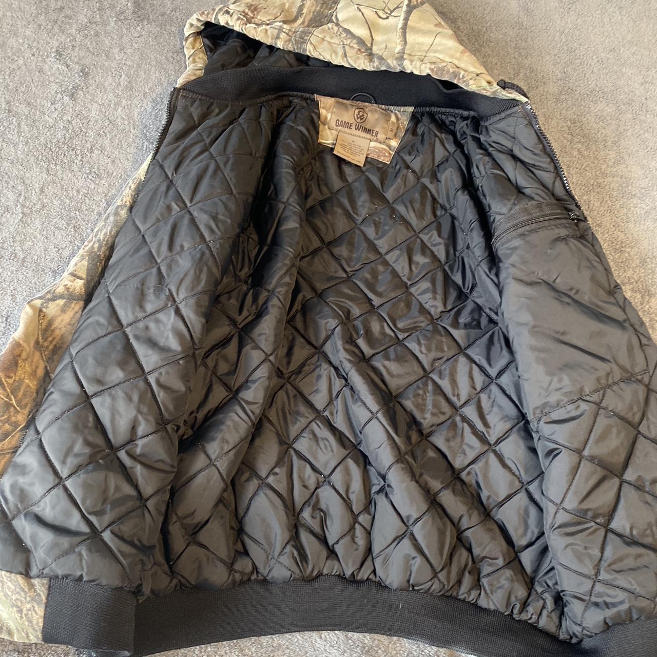 Vintage Y2k Game winner camo jackets Missing zipper... - Depop