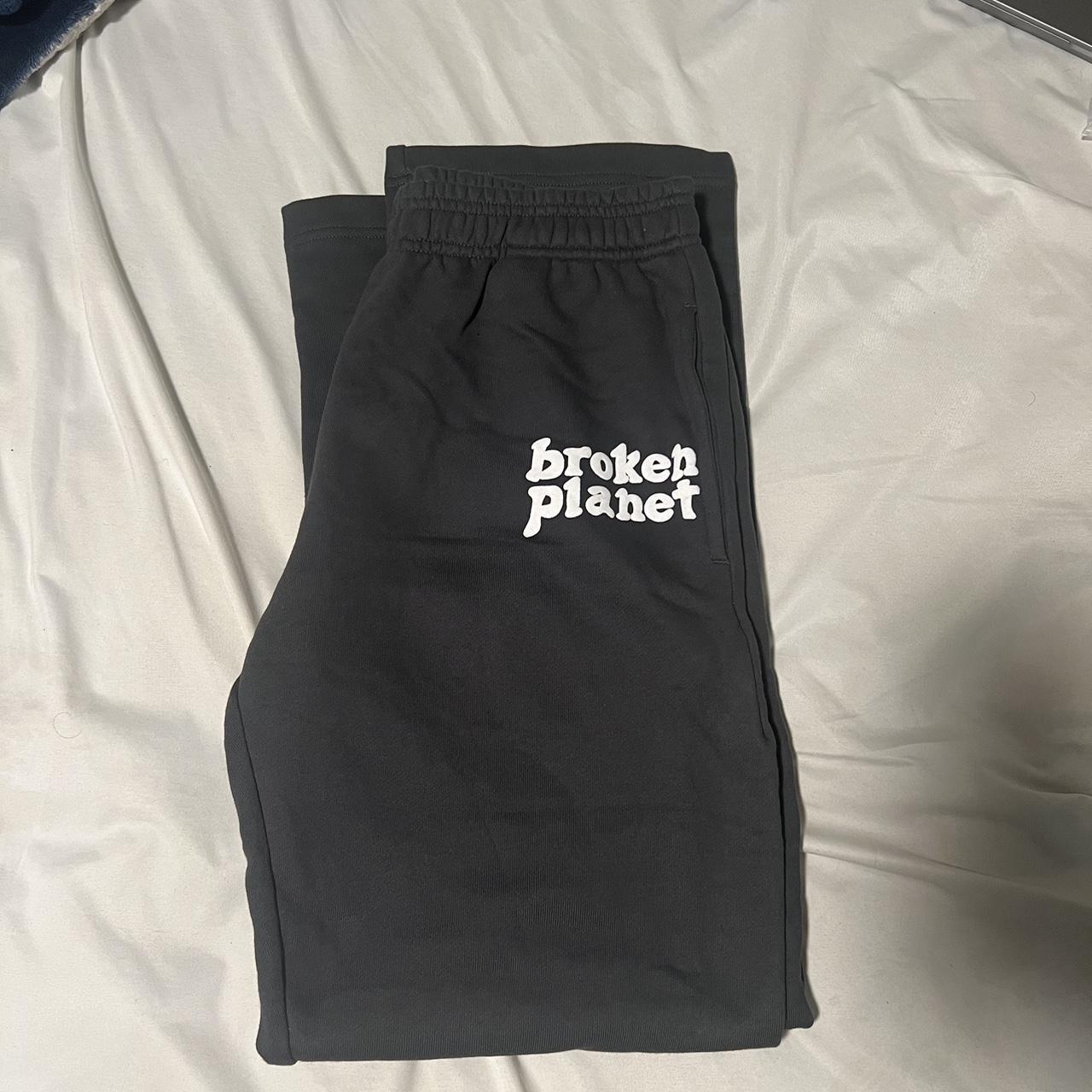 broken planet sweatpants - y2k sweatpants -... - Depop