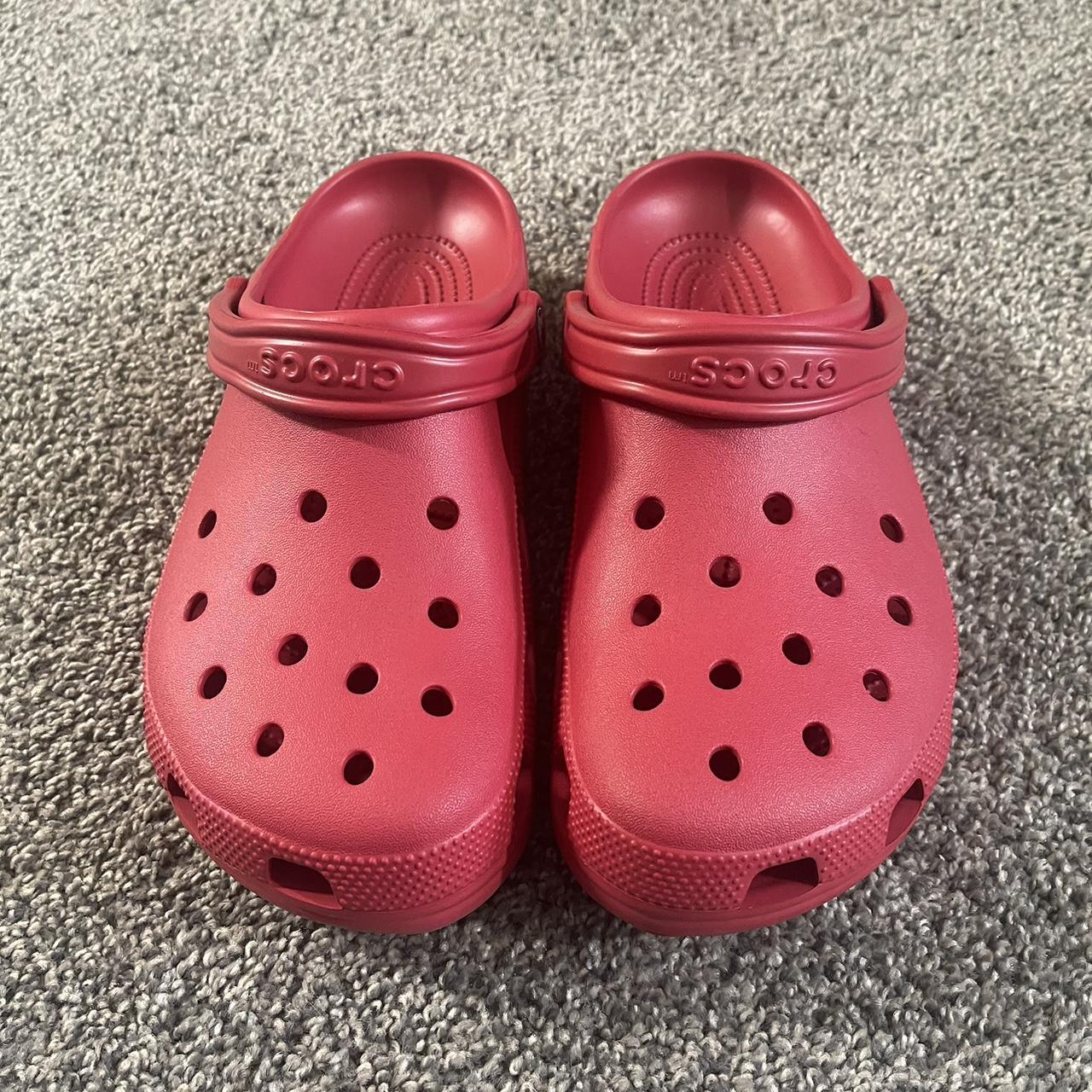 Crocs Classic Clog in red Never worn New without... - Depop