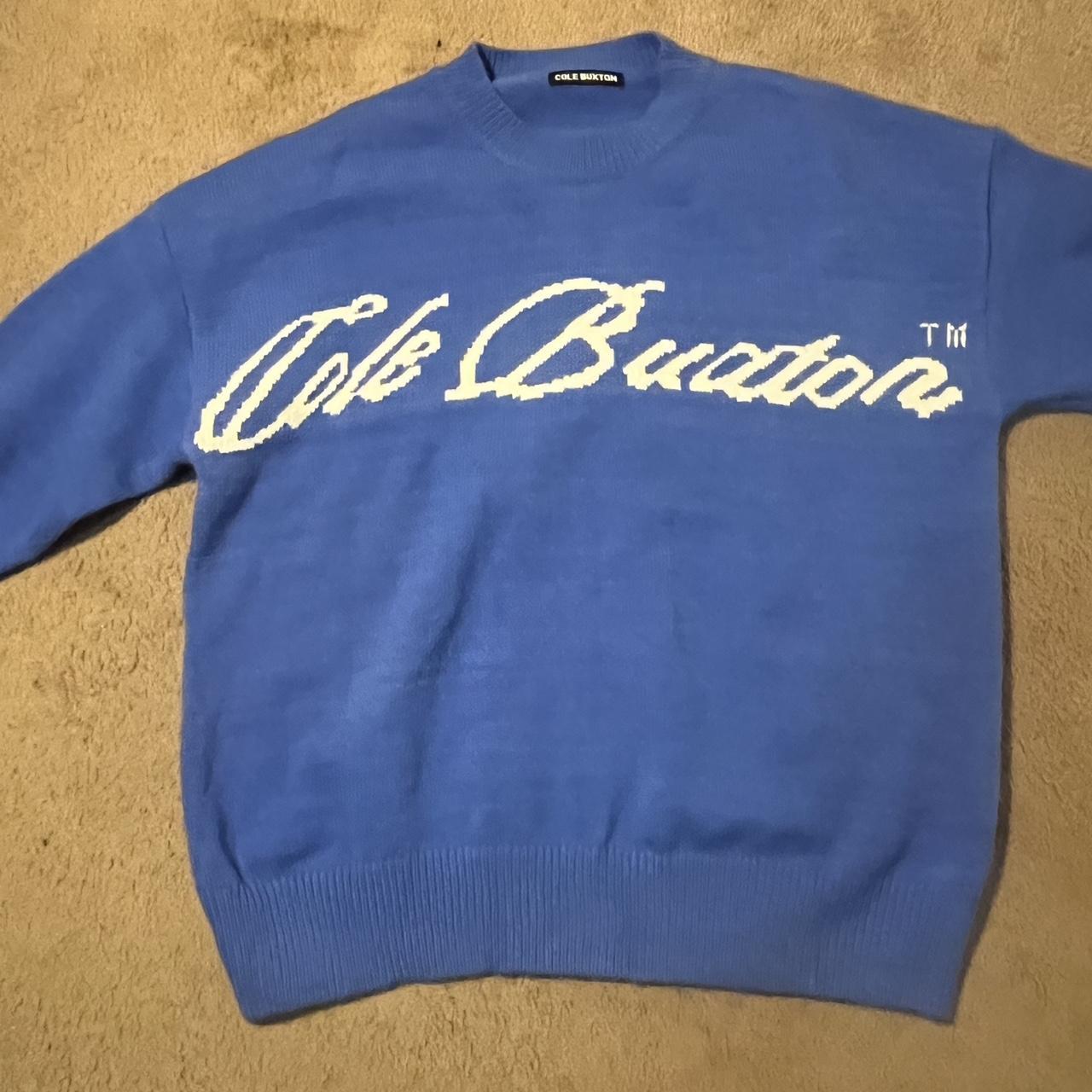 High quality Cole Buxton knit royal blue. Received... | Depop