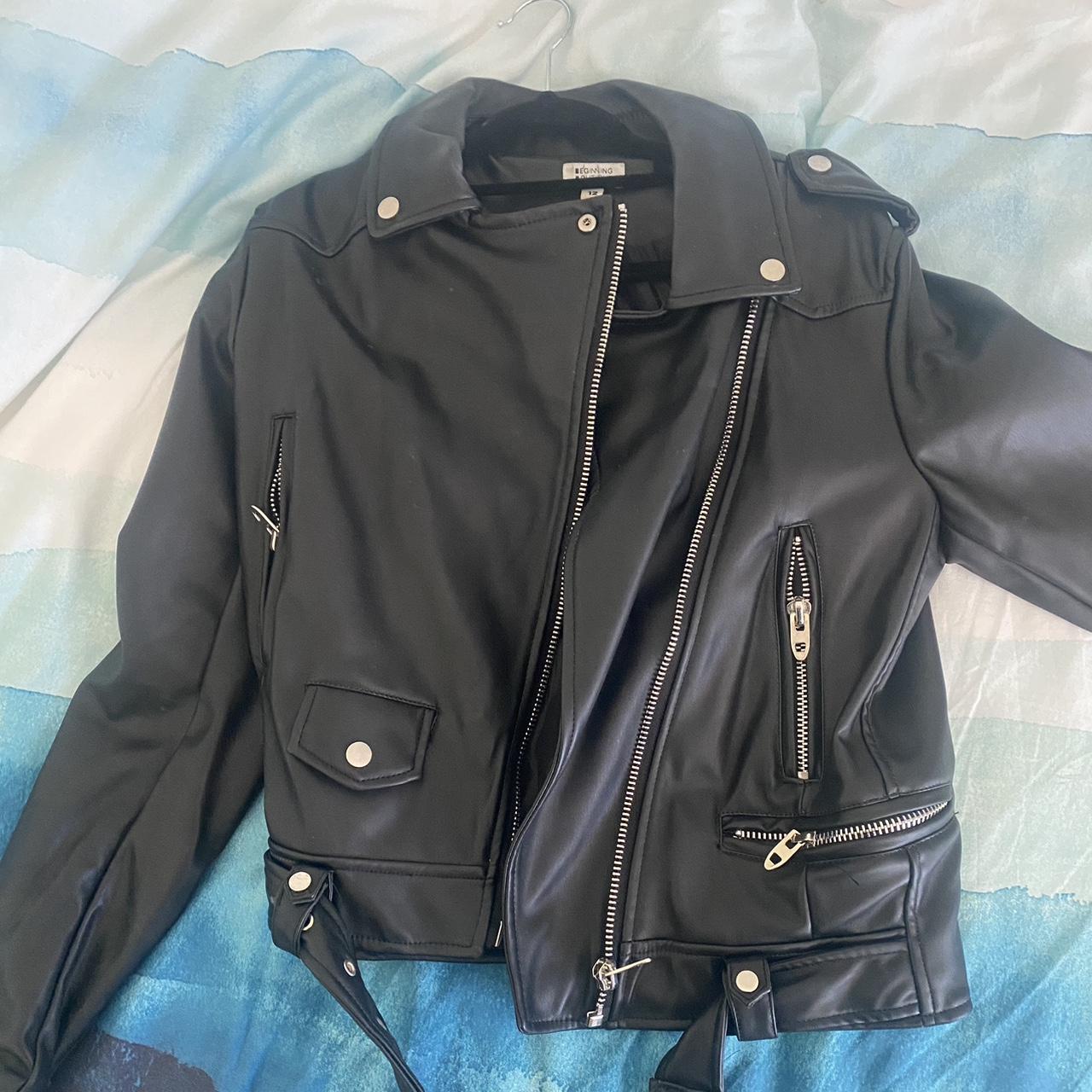 Beginning Boutique Bomer/Biker Jacket. Never worn... - Depop