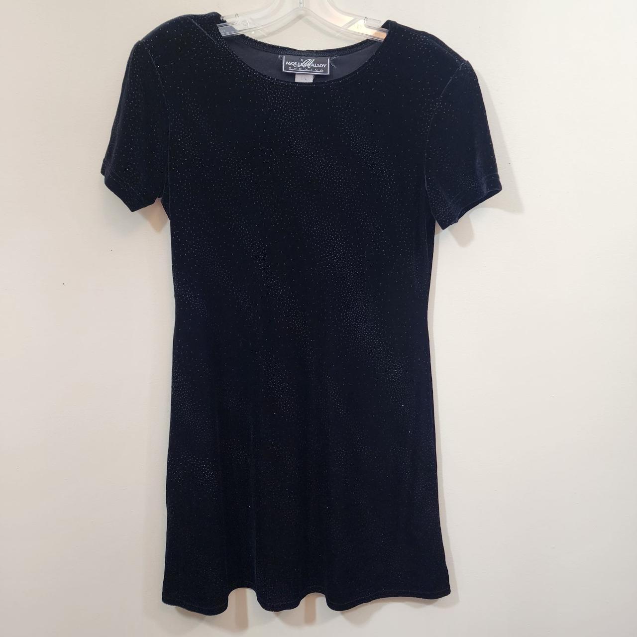 Vintage Molly Malloy velvet feel sparkle throughout... - Depop