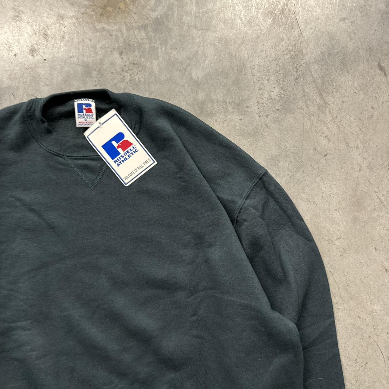 Vintage Made In USA Russell Blank Crewneck Item as... - Depop