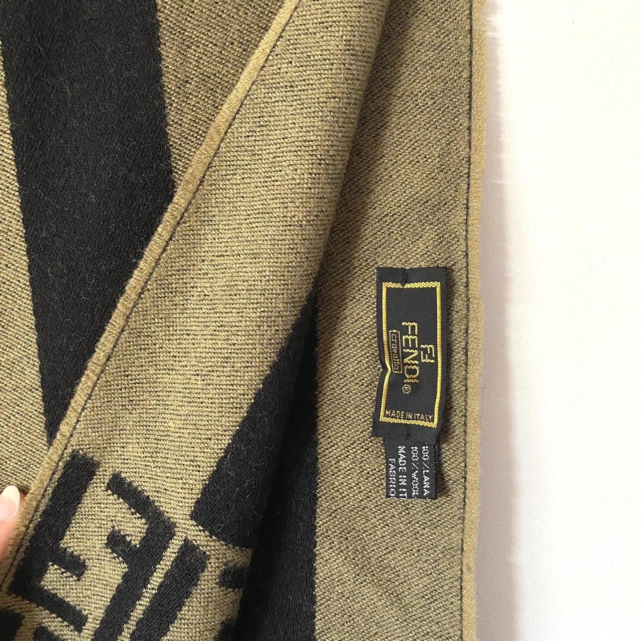 Fendi wool scarf. Good condition, just minor piling.... - Depop