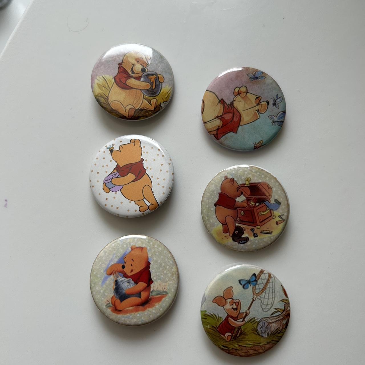 Winnie the Pooh pin bundle Super cute buttons with... - Depop