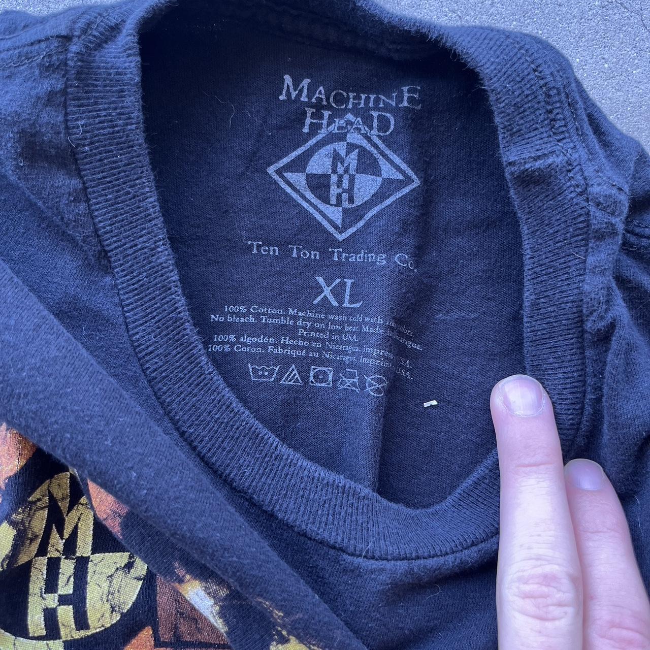 Vintage machine head, burn my eyes tour... - Depop