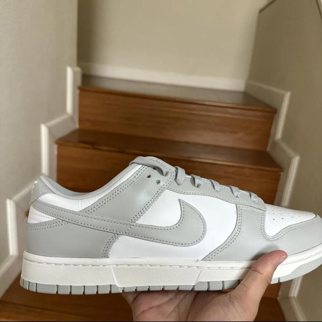 Nike dunk low grey fog (no box) - Depop