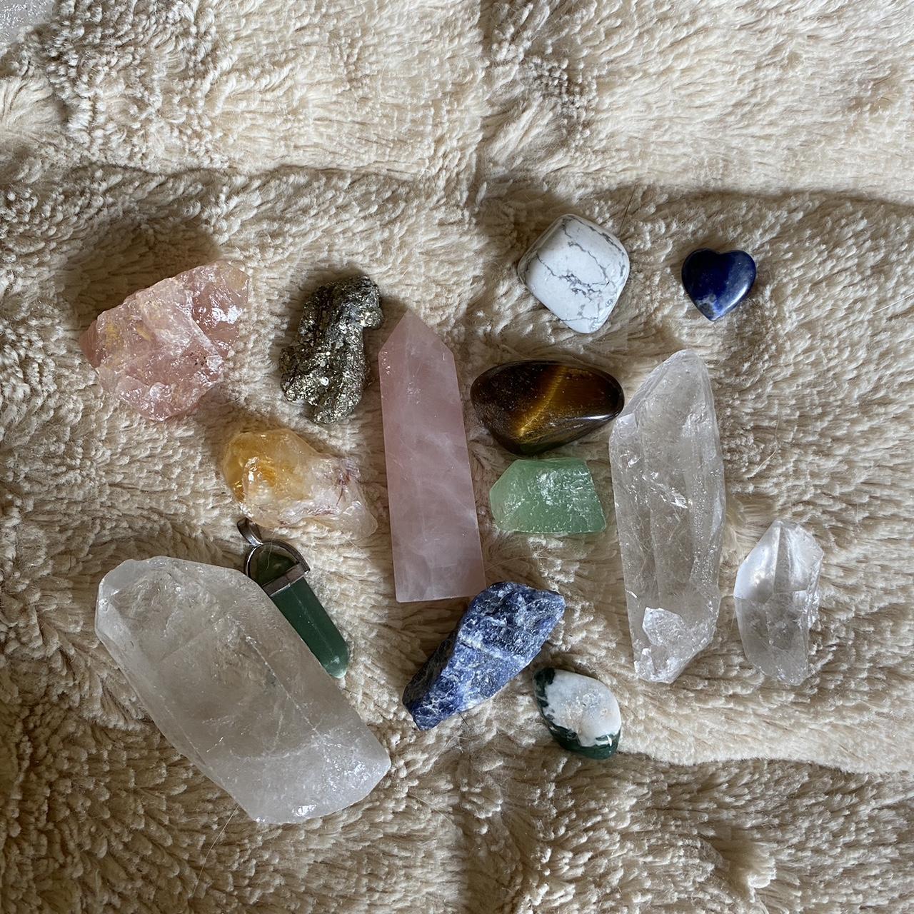 crystal bundle!! selling a lot of my collection to... - Depop