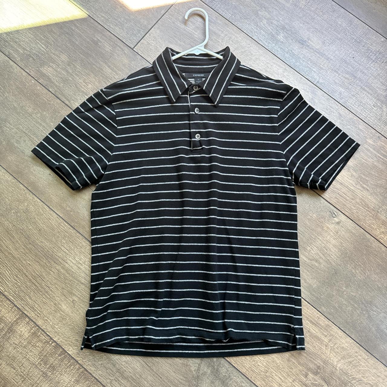 Express Polo Measurements: - 26.5in length (back of... - Depop
