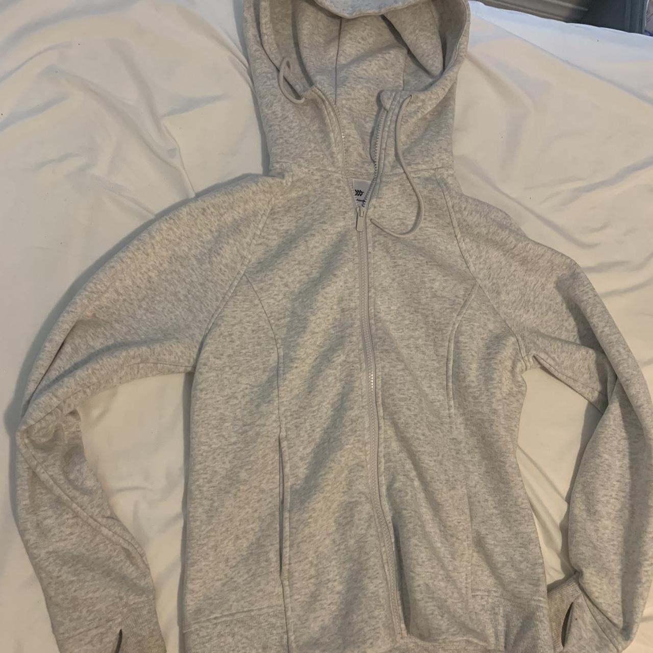 lululemon dupe 💕 grey define jacket that has barely... - Depop