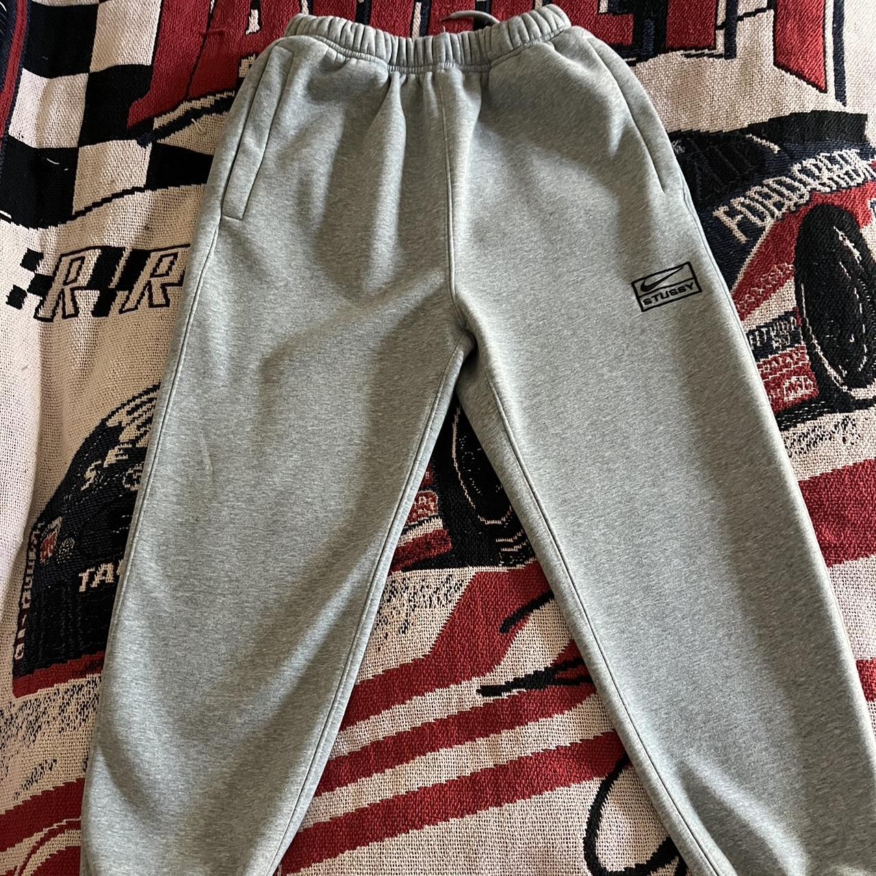 Stussy Nike gray joggers Stussy X Nike Medium but... - Depop Stussy Nike gray joggers Stussy X Nike Medium but... - Depop