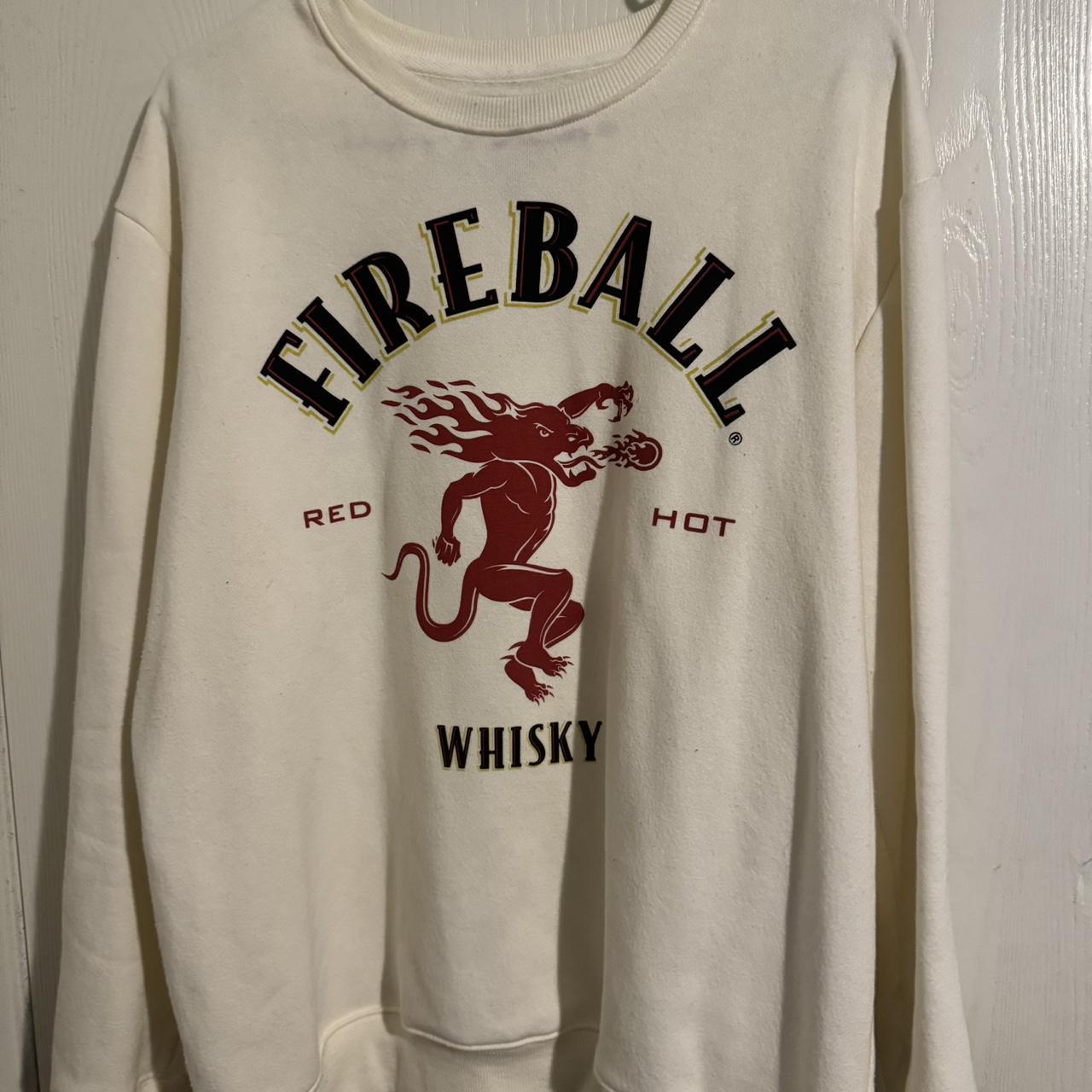 Official fireball whiskey sweatshirt. I do not wear... - Depop