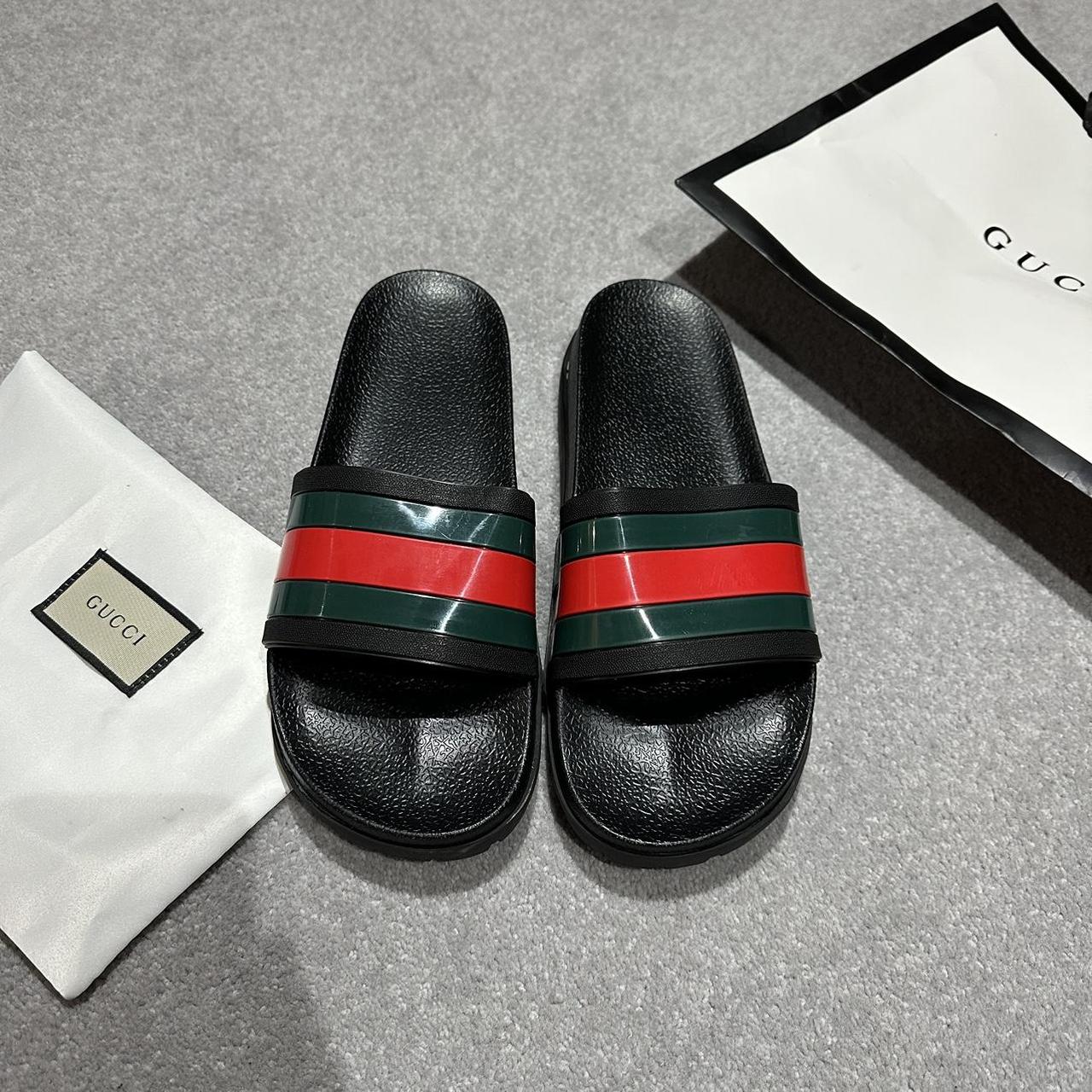 Gucci sliders. Size 11. Never worn. Brought wrong... - Depop