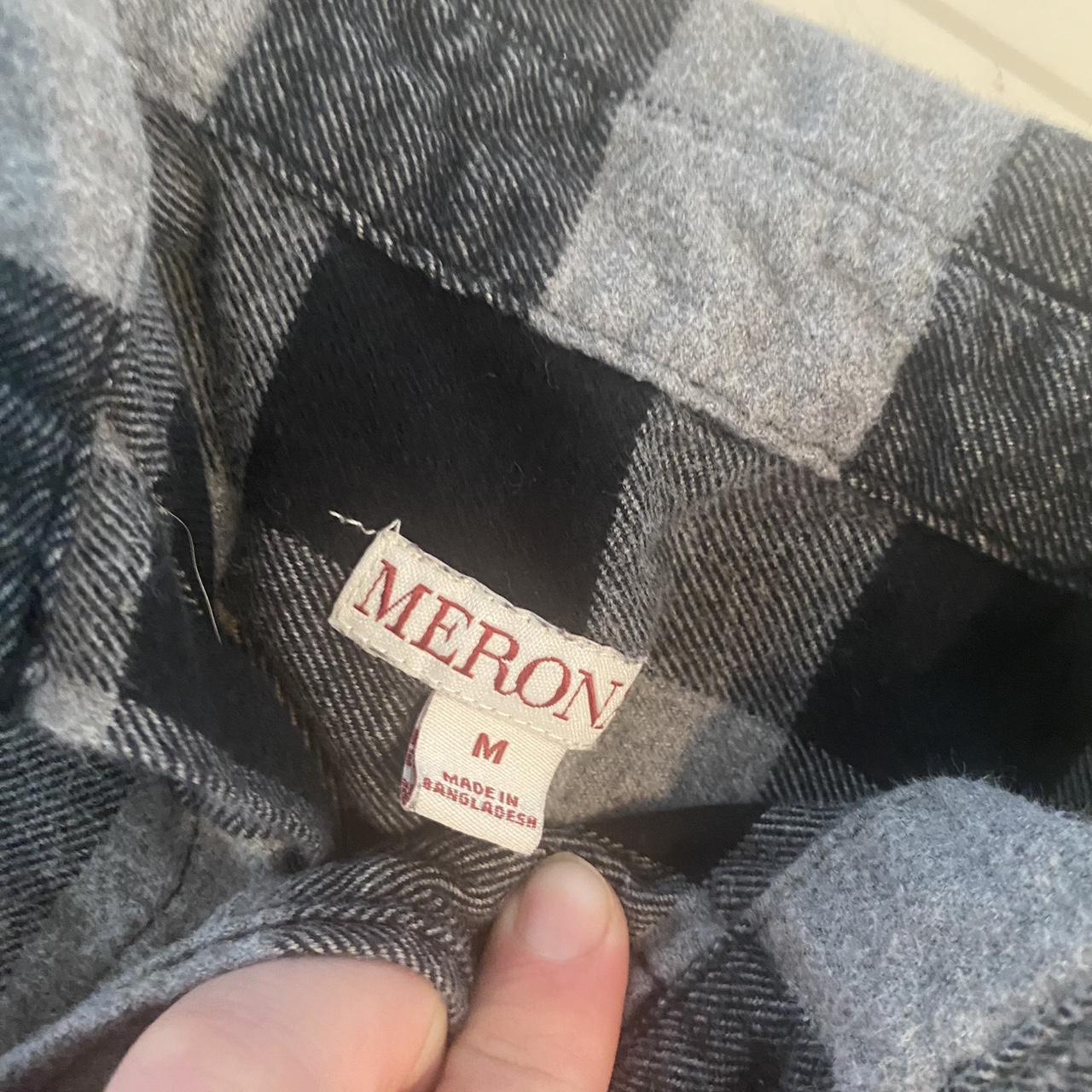 Vintage Merona Black and Grey High Quality Long... - Depop