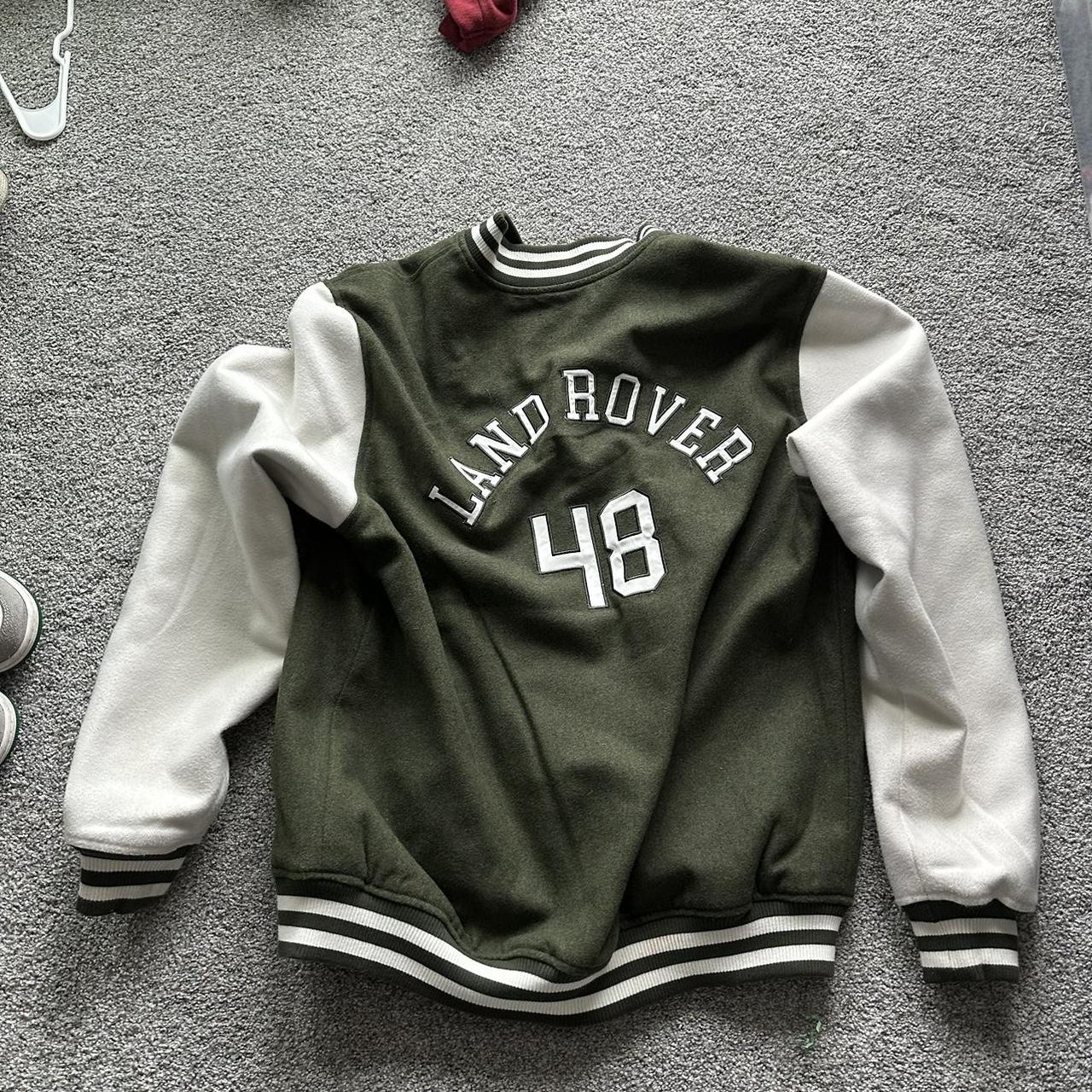 Varsity jacket Land Rover - Depop