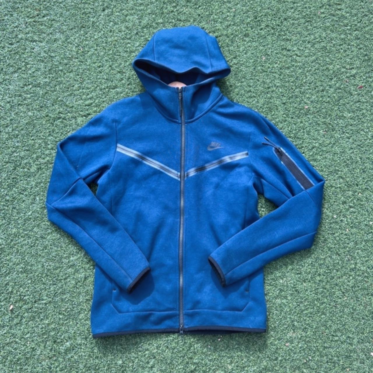 NAVY BLUE NIKE TECH details — blue colour way.... - Depop