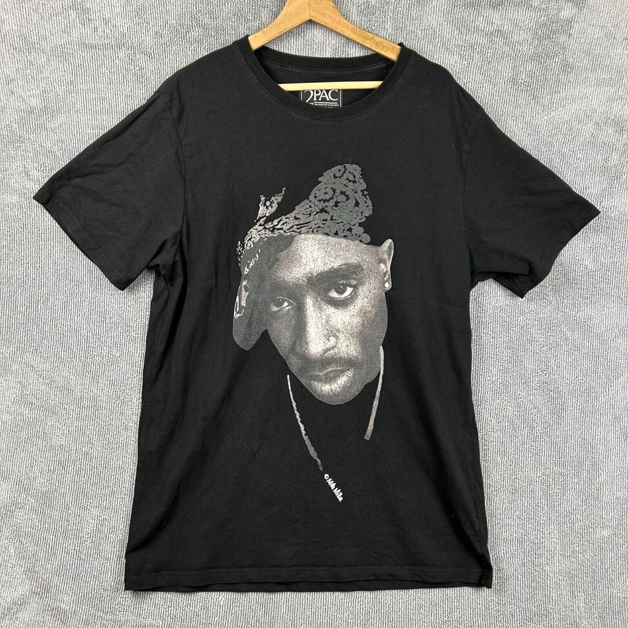 2PAC T-Shirt Mens Size L Large Black Tee Adult... - Depop