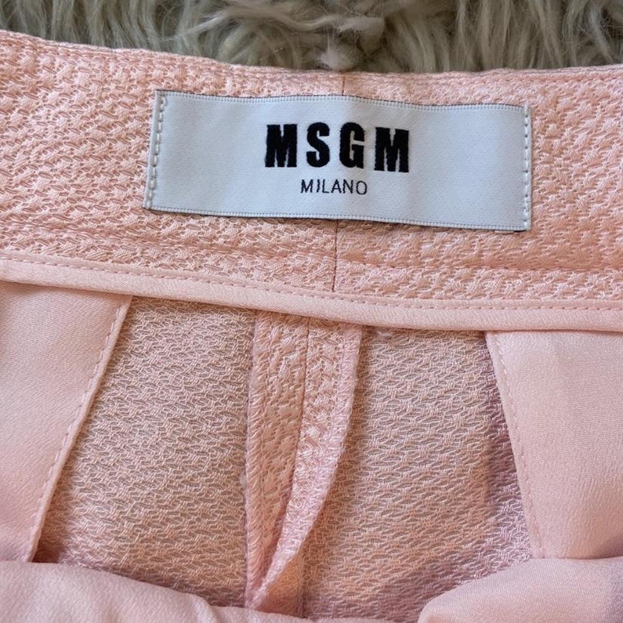 MSGM Blush Pink Trouser Pants Sz 10-12 MSGM... - Depop