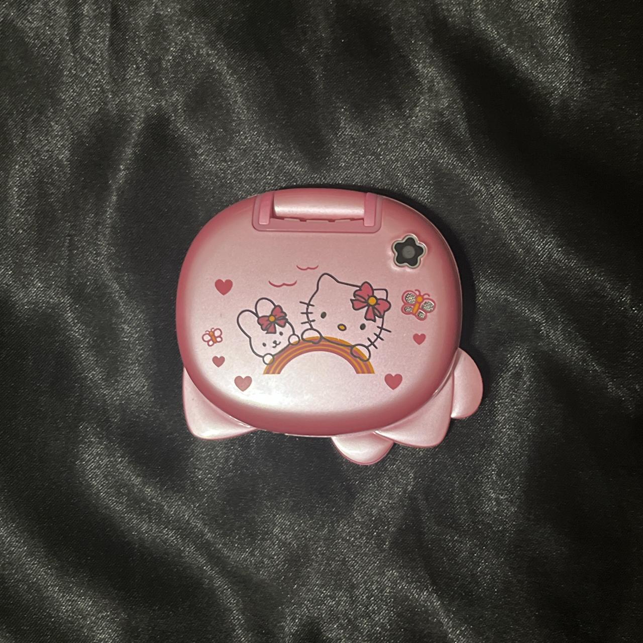 Hello Kitty hot pink fully functioning flip... - Depop