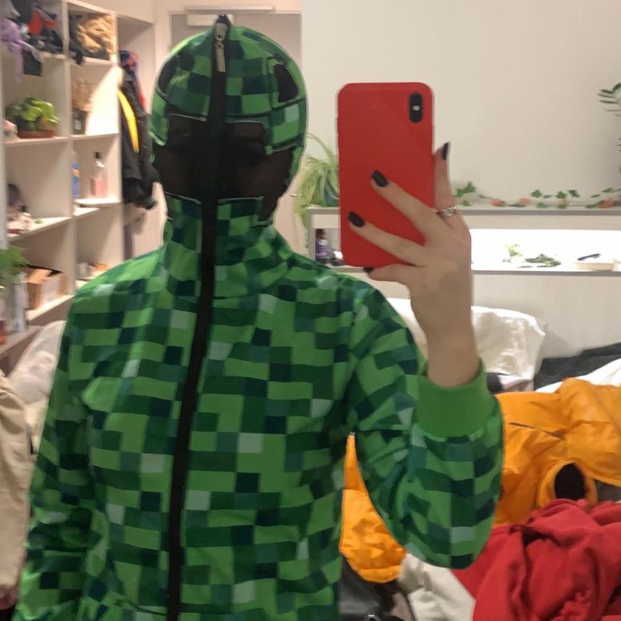 minecraft creeper hoodie #nofacenocase - Depop