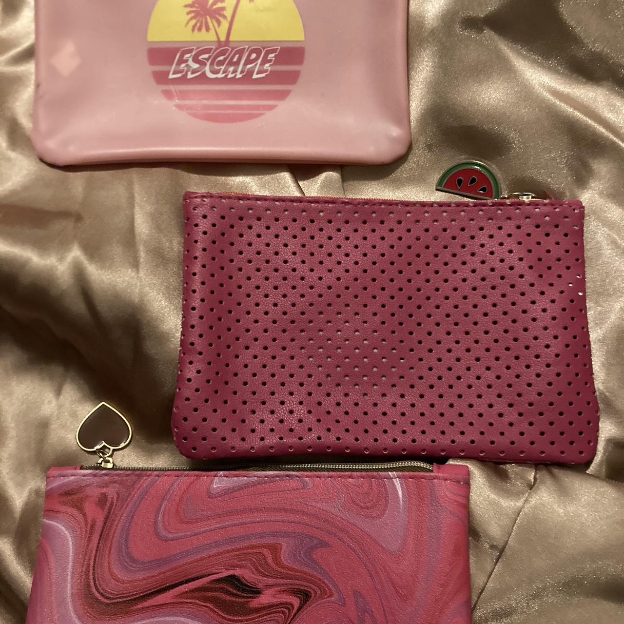 cute pink ipsy bag bundle, minor flaws and makeup... - Depop