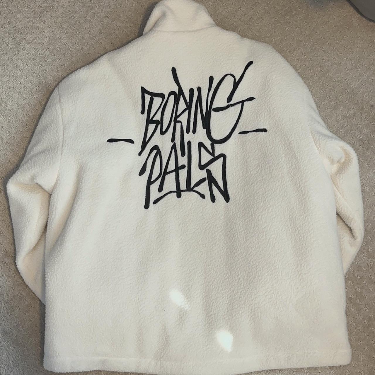 Boring Palz Fleece Jacket Size Men’s Medium - Worn... | Depop