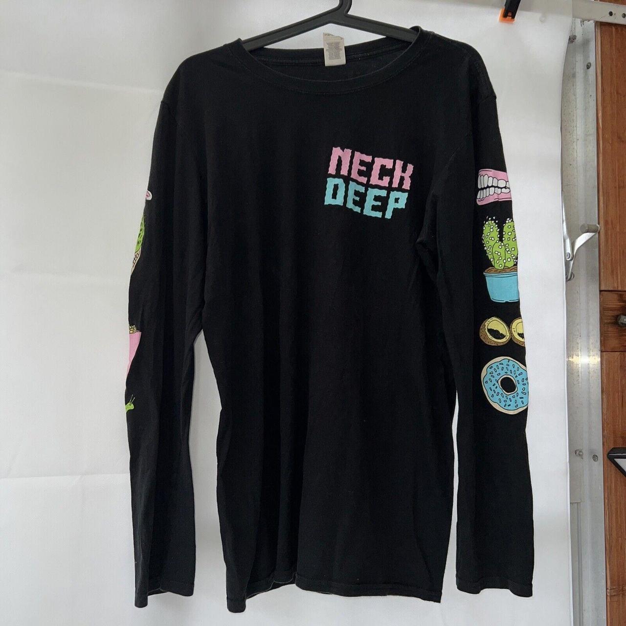 Neck Deep Shirt Mens Large Long Sleeve Band Tee Pop... - Depop