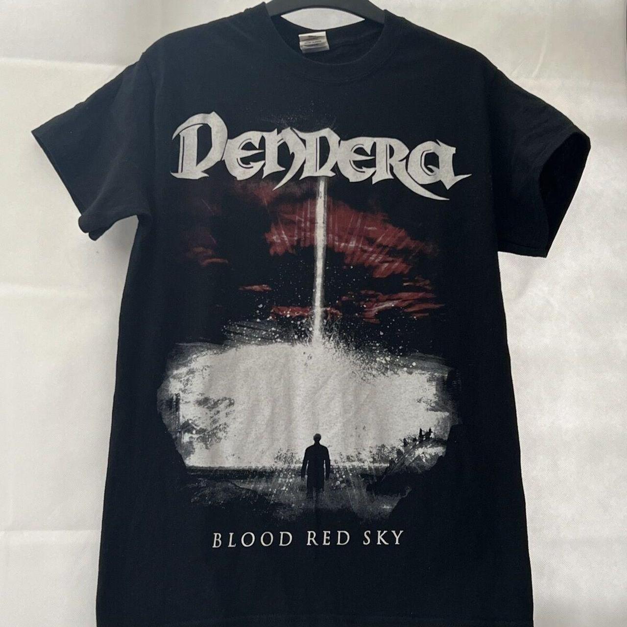 Dendera Blood Red Sky Band T Shirt Size Small... - Depop