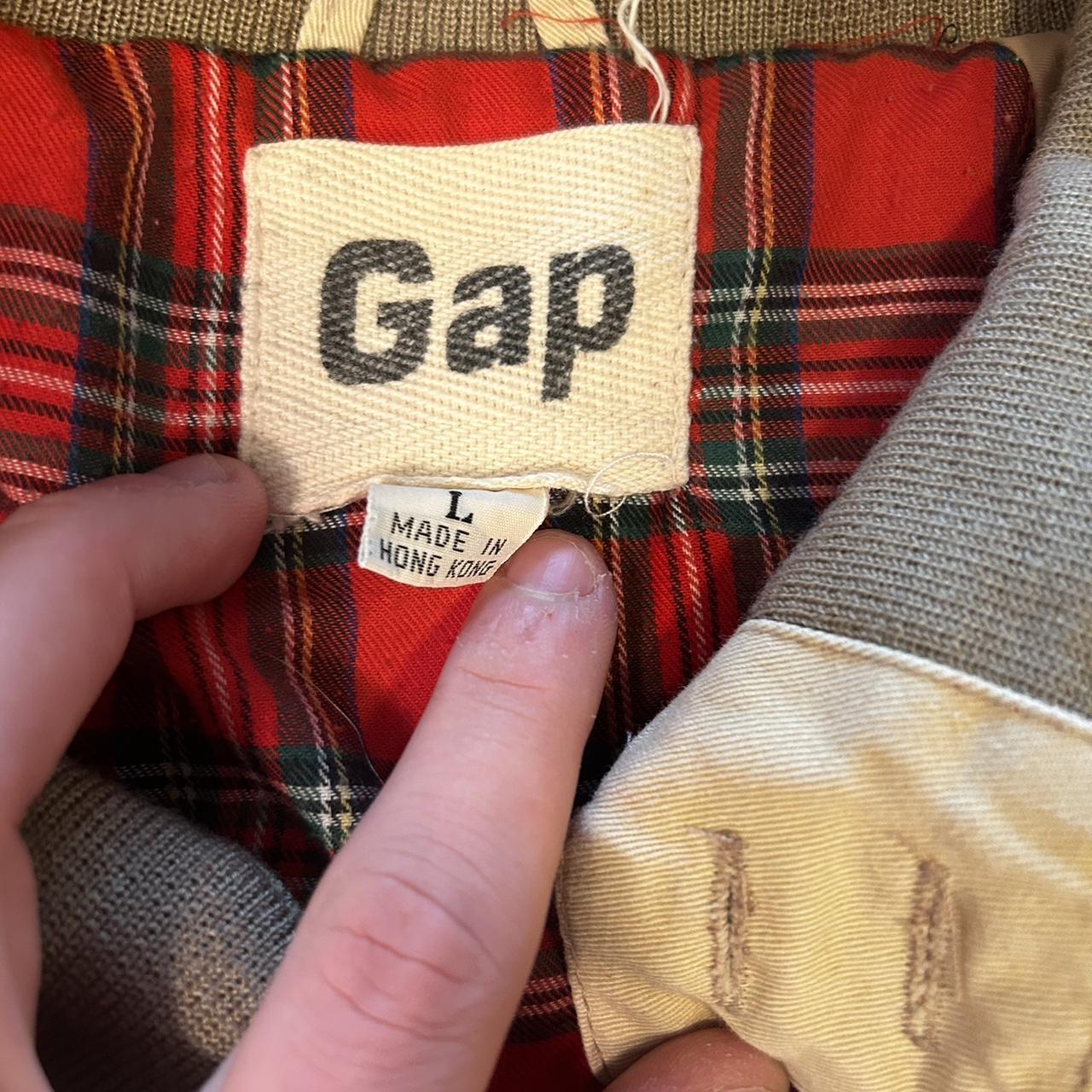 Vintage GAP jacket Distressing throughout, super... - Depop