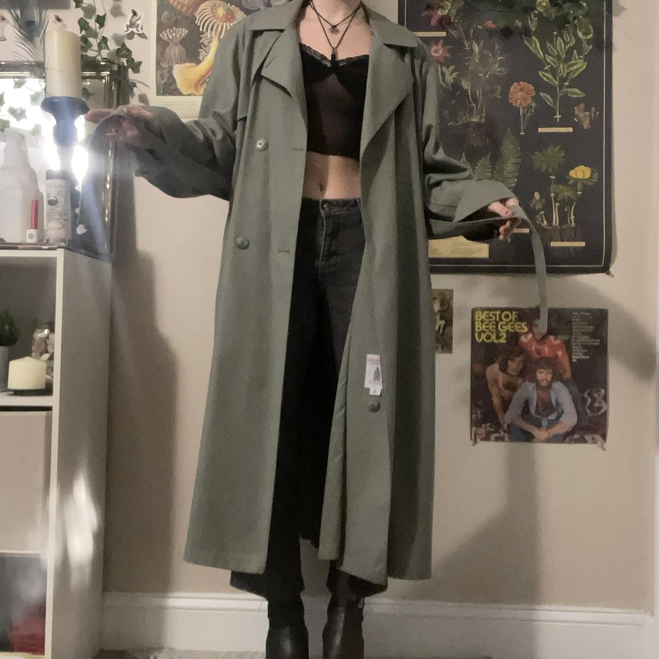 London Fog Women's Green Jacket | Depop