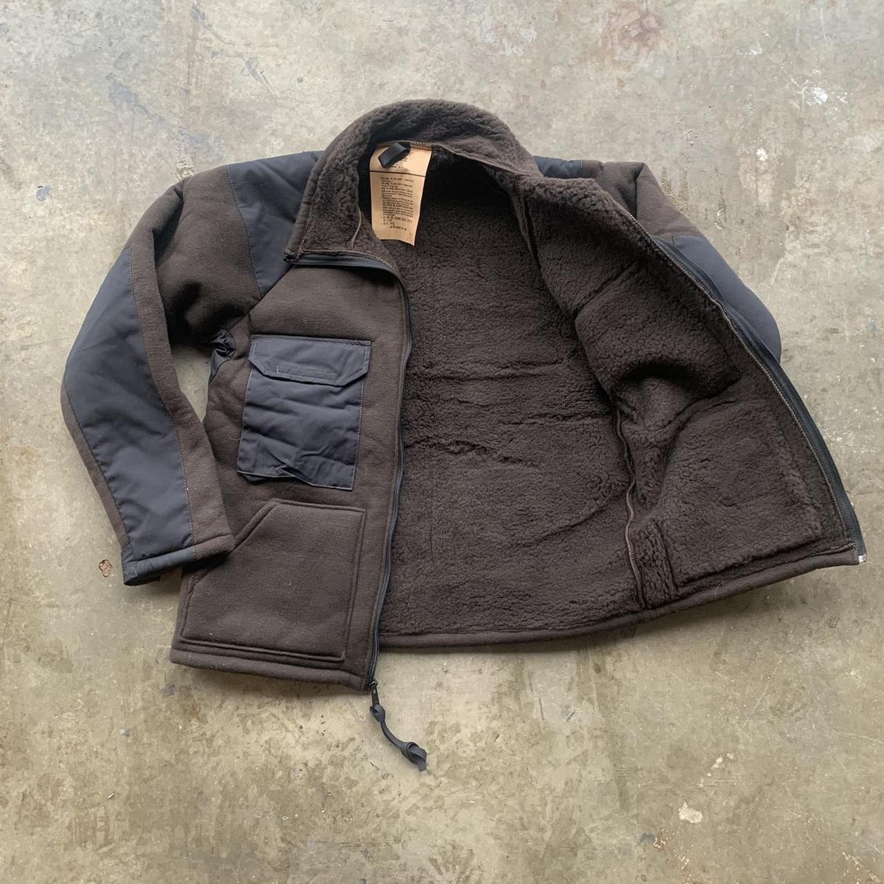 USGI Military “Bear Suit” jacket. Brown with black... - Depop