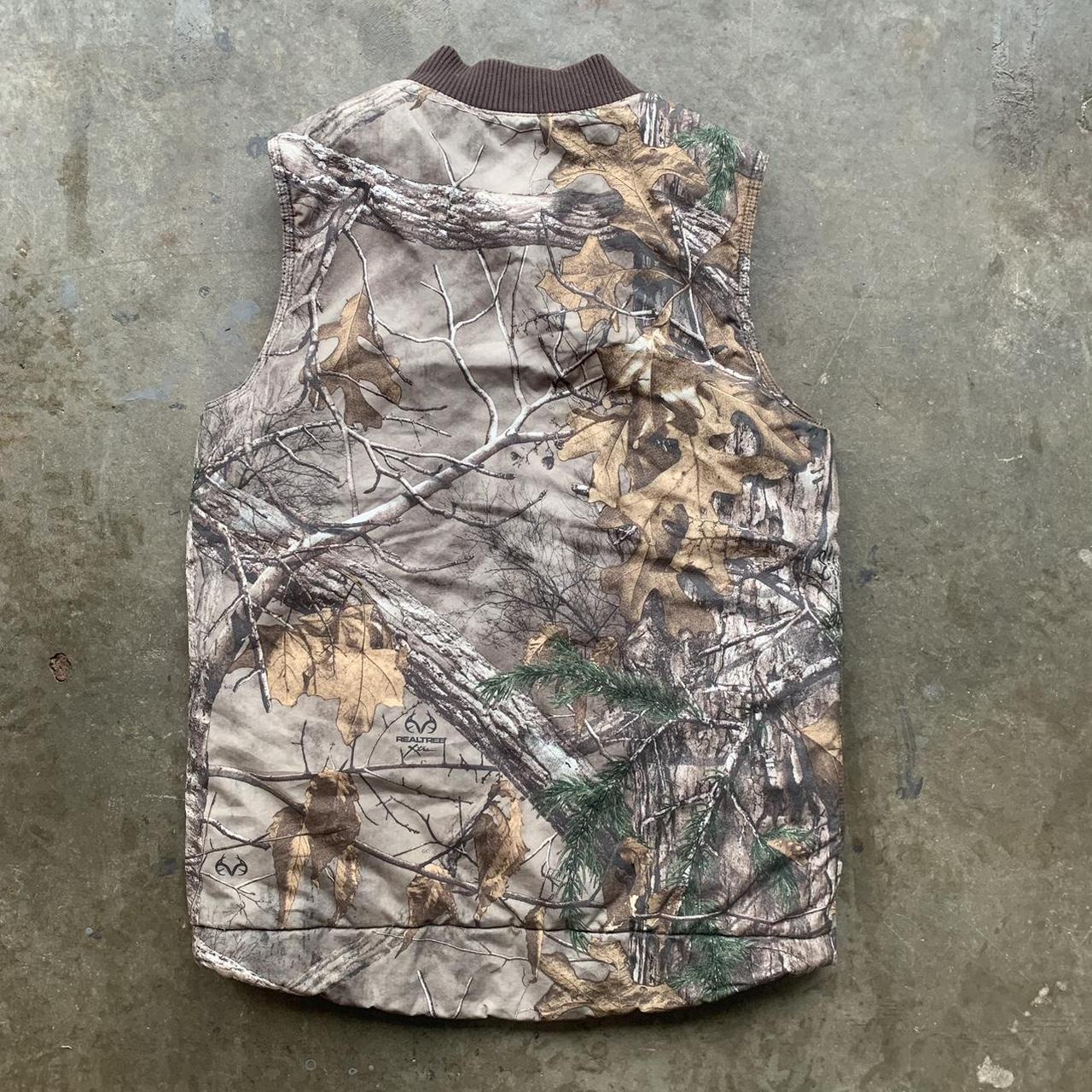 Real tree Camouflage Reversible Carhartt Vest. Camo... - Depop
