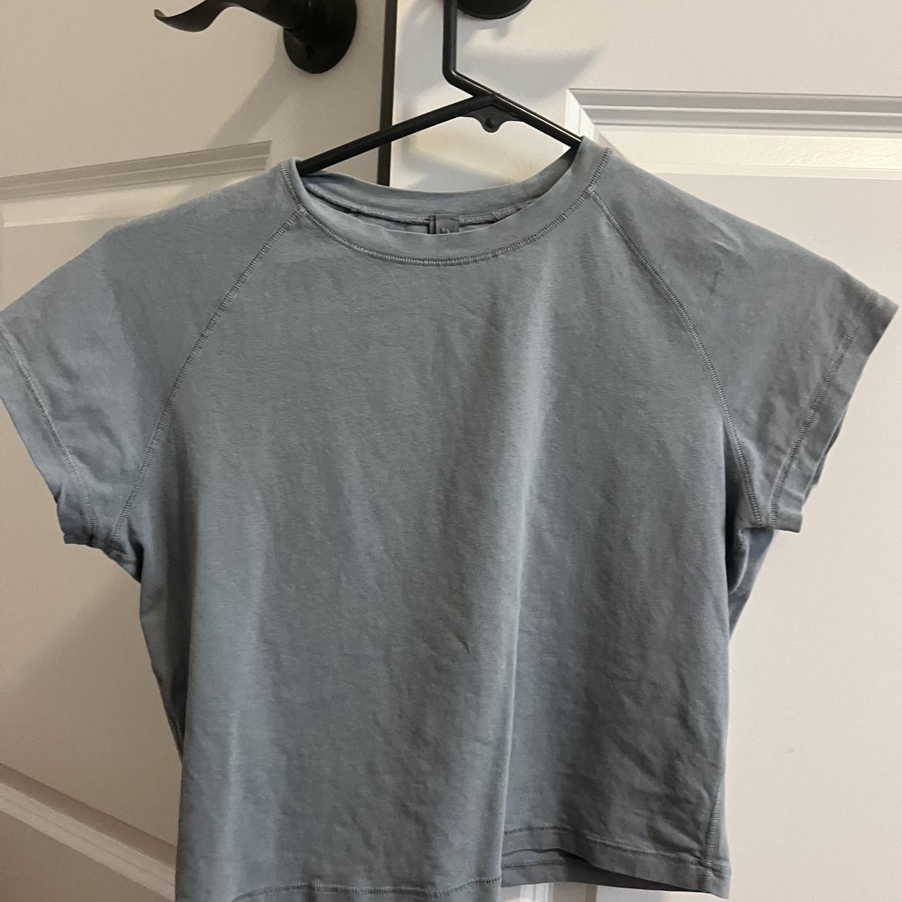 Blue gray skims tee | Depop