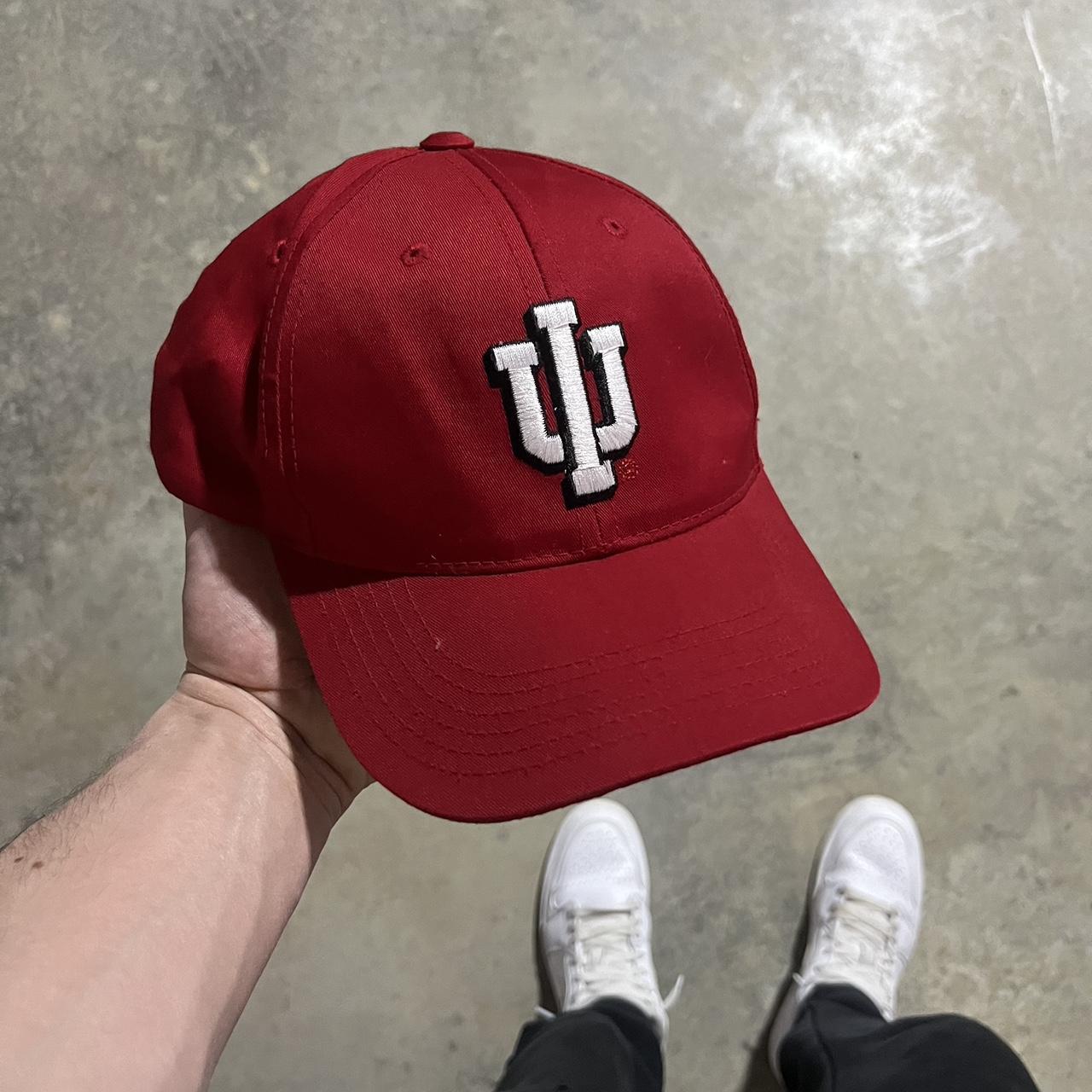 Vintage Indiana Hoosiers embroidered snapback hat -... | Depop