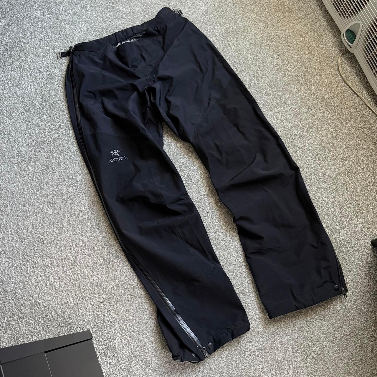 Arc'teryx Black Gore-Tex pants Fully waterproof,... | Depop
