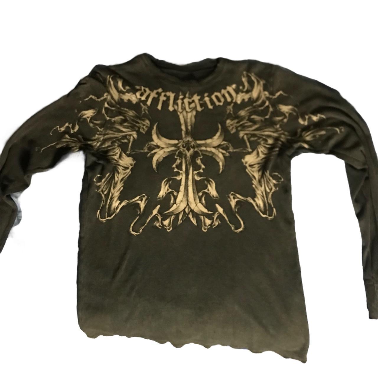 Affliction Men's T-shirt | Depop