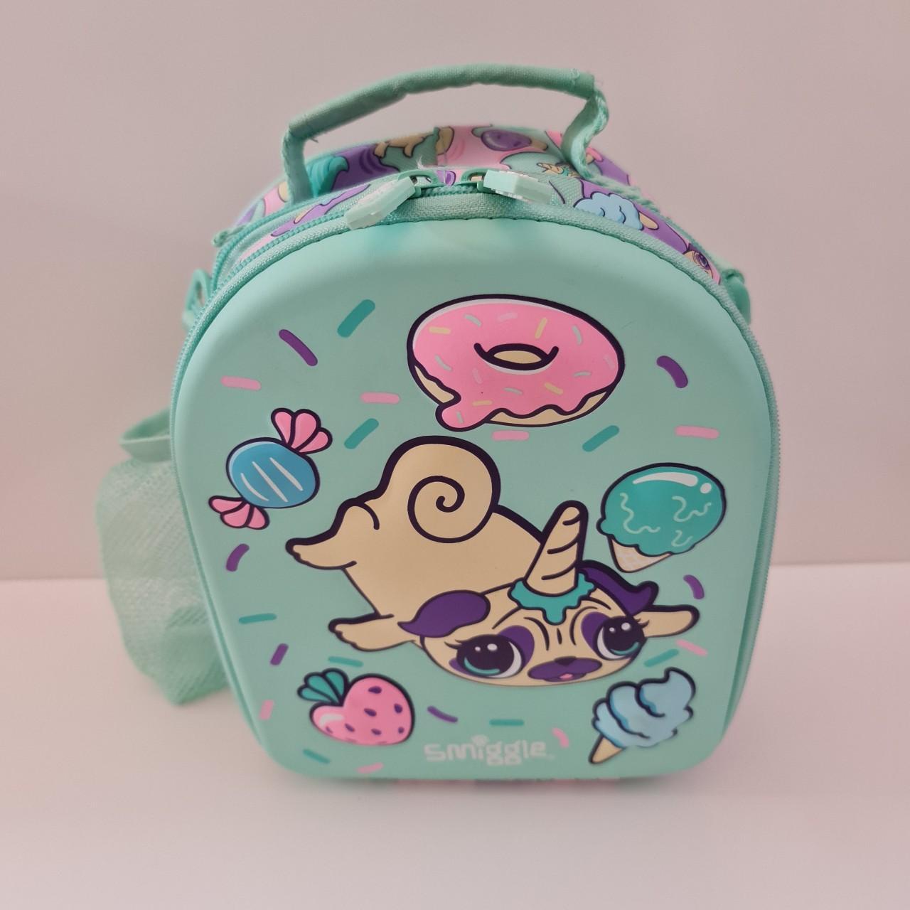 Smiggle Girls Hey There Pug School Curved Hardtop... - Depop