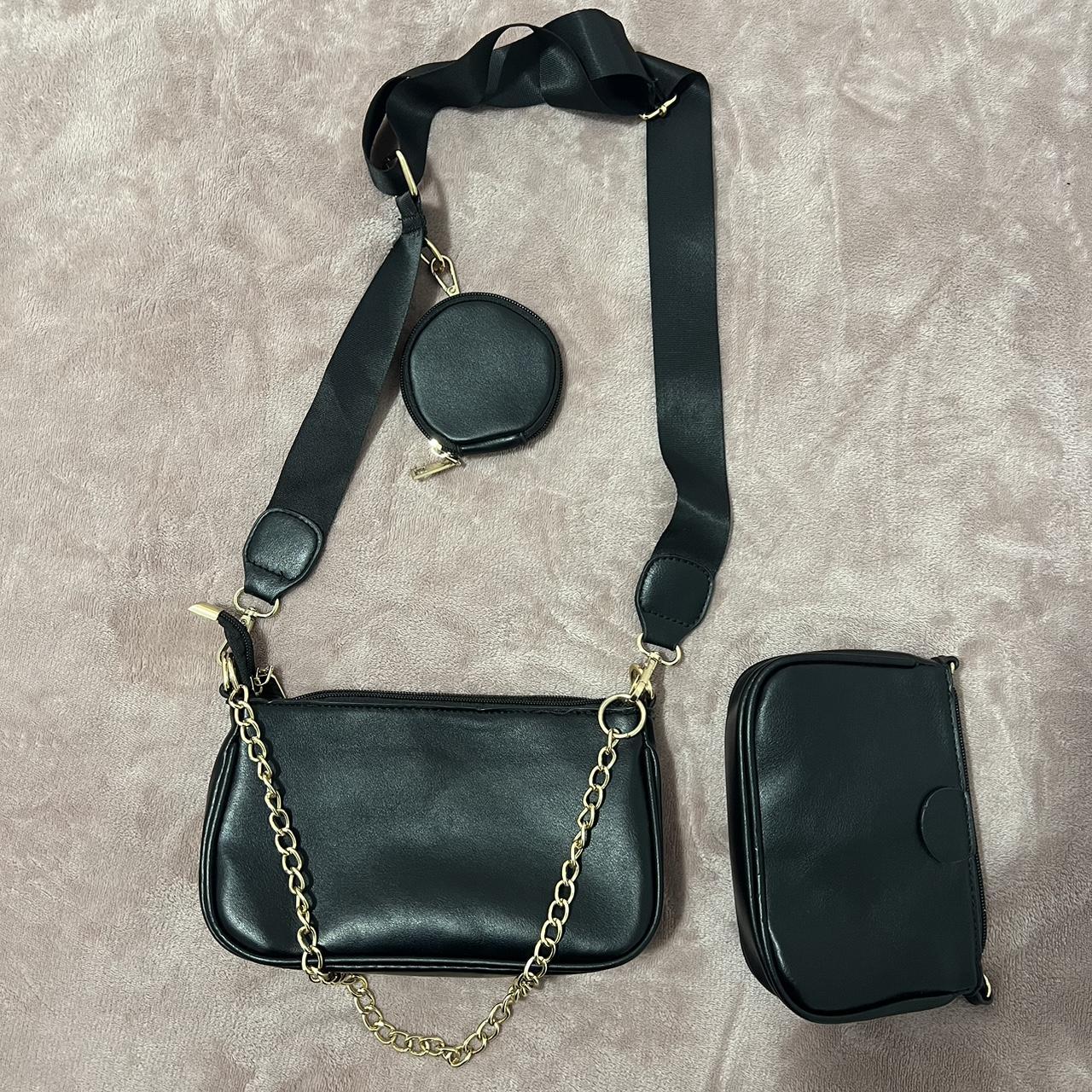 Princess Polly Black Detachable Cross Body Bag Bag... - Depop