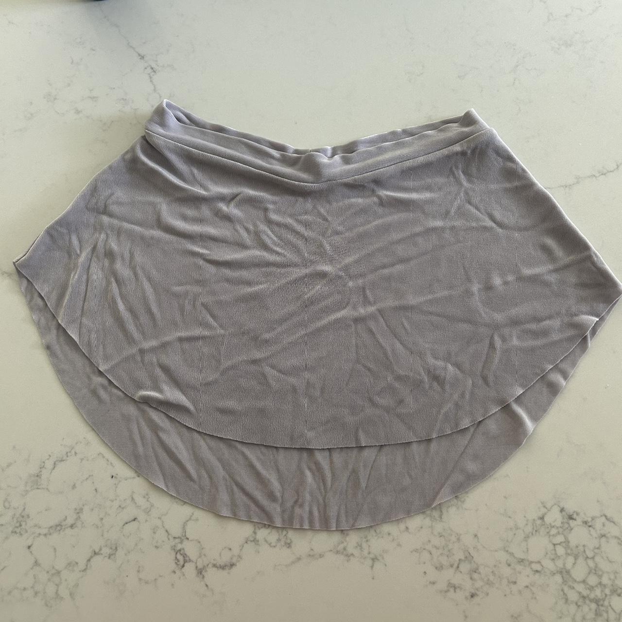 Bullet Point purple/gray small ballet skirt - Depop
