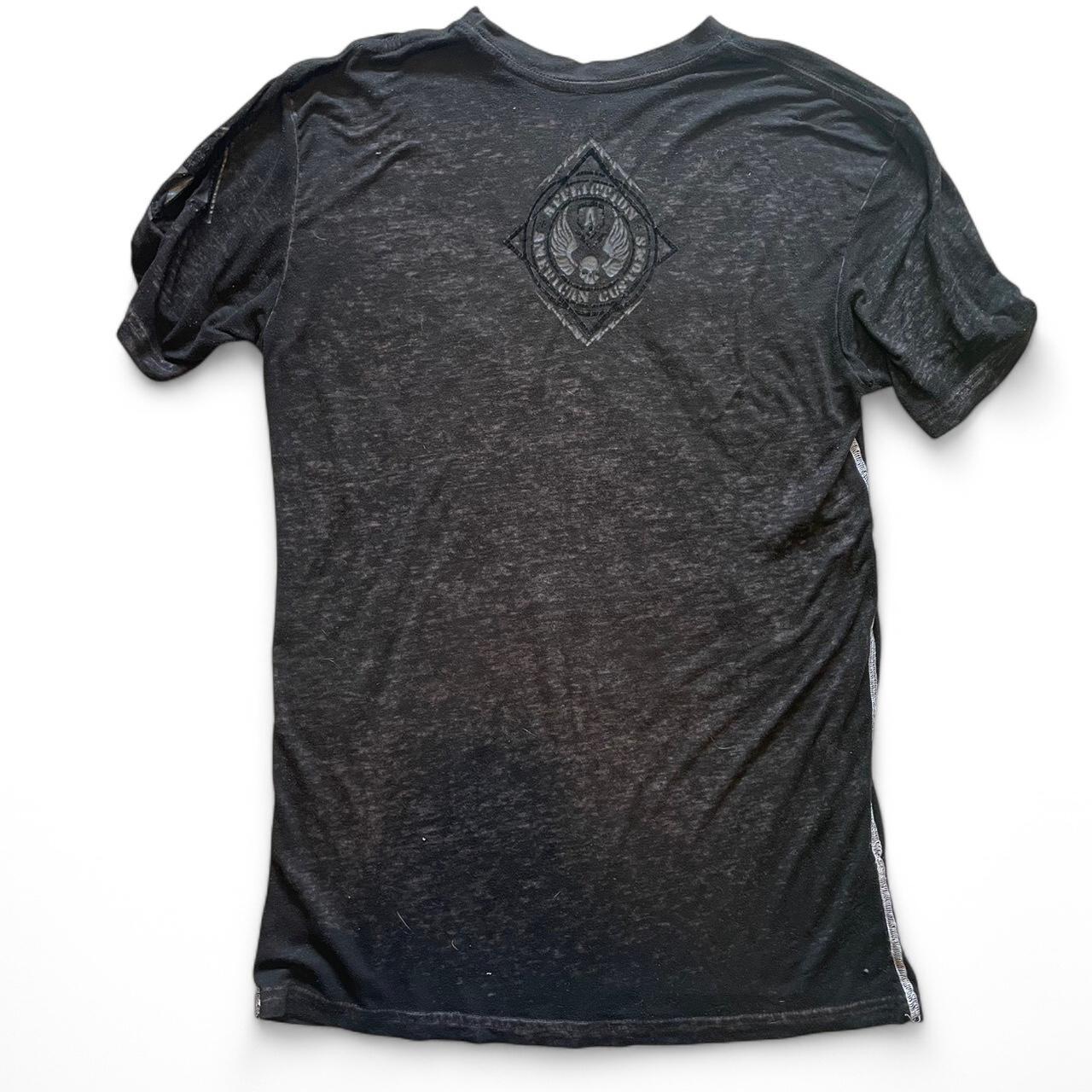 Black Affliction American Customs Tee Shirt. Mens... | Depop