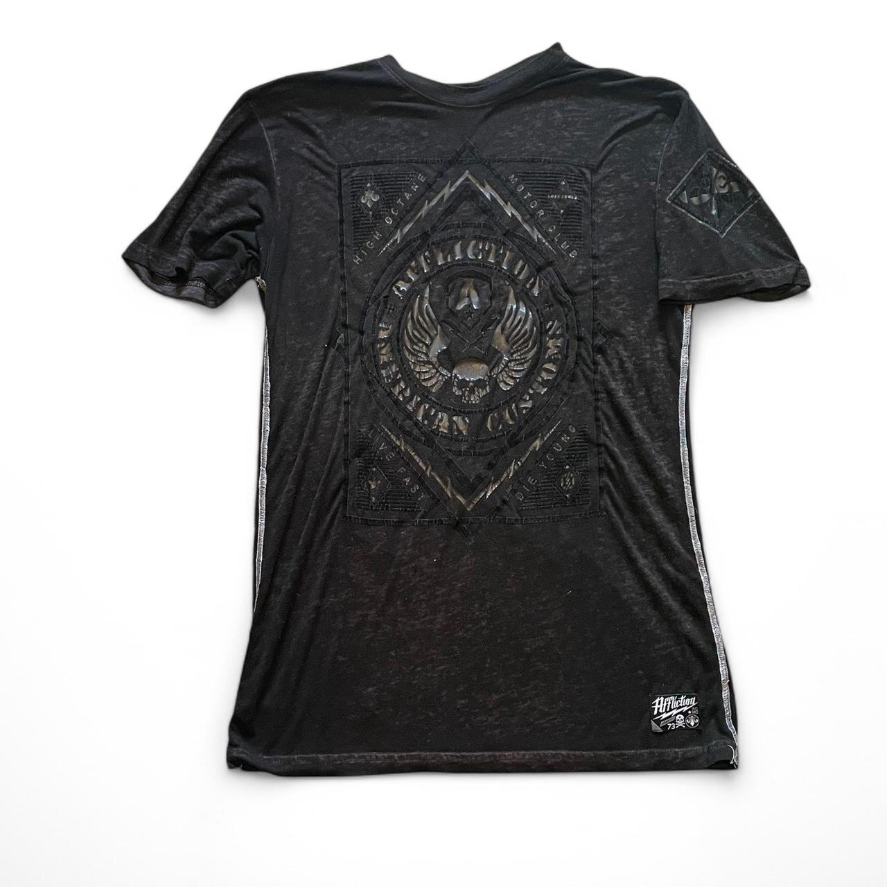 Black Affliction American Customs Tee Shirt. Mens... | Depop