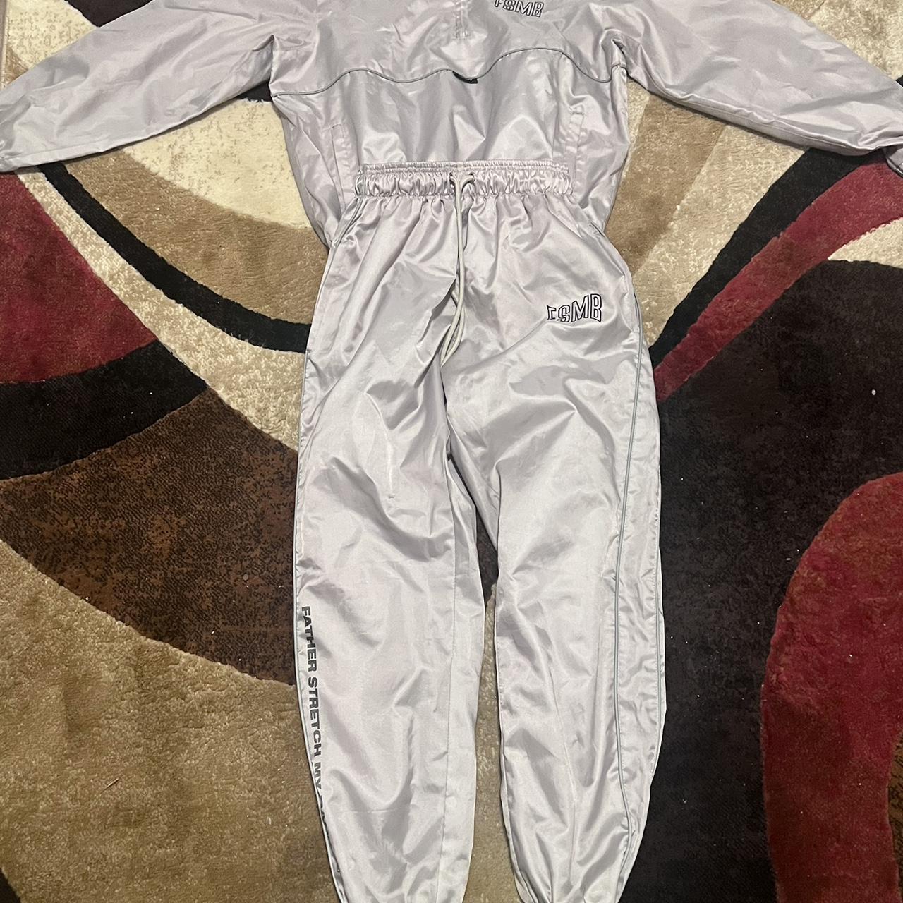 Visionary society tracksuit grey - Depop