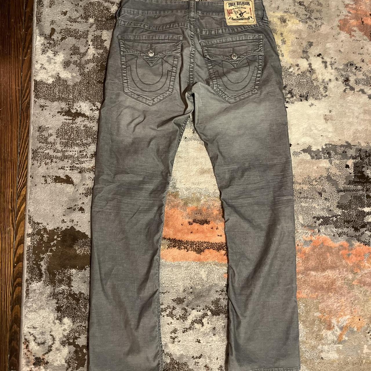 Brand: TRUE RELIGION - CORDUROY Color: GREY Fit:... - Depop