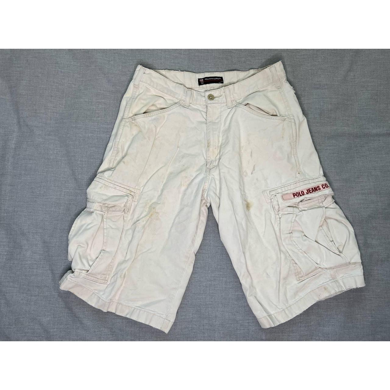 Vintage Polo Jeans Co. Ralph Lauren Cargo Shorts... - Depop