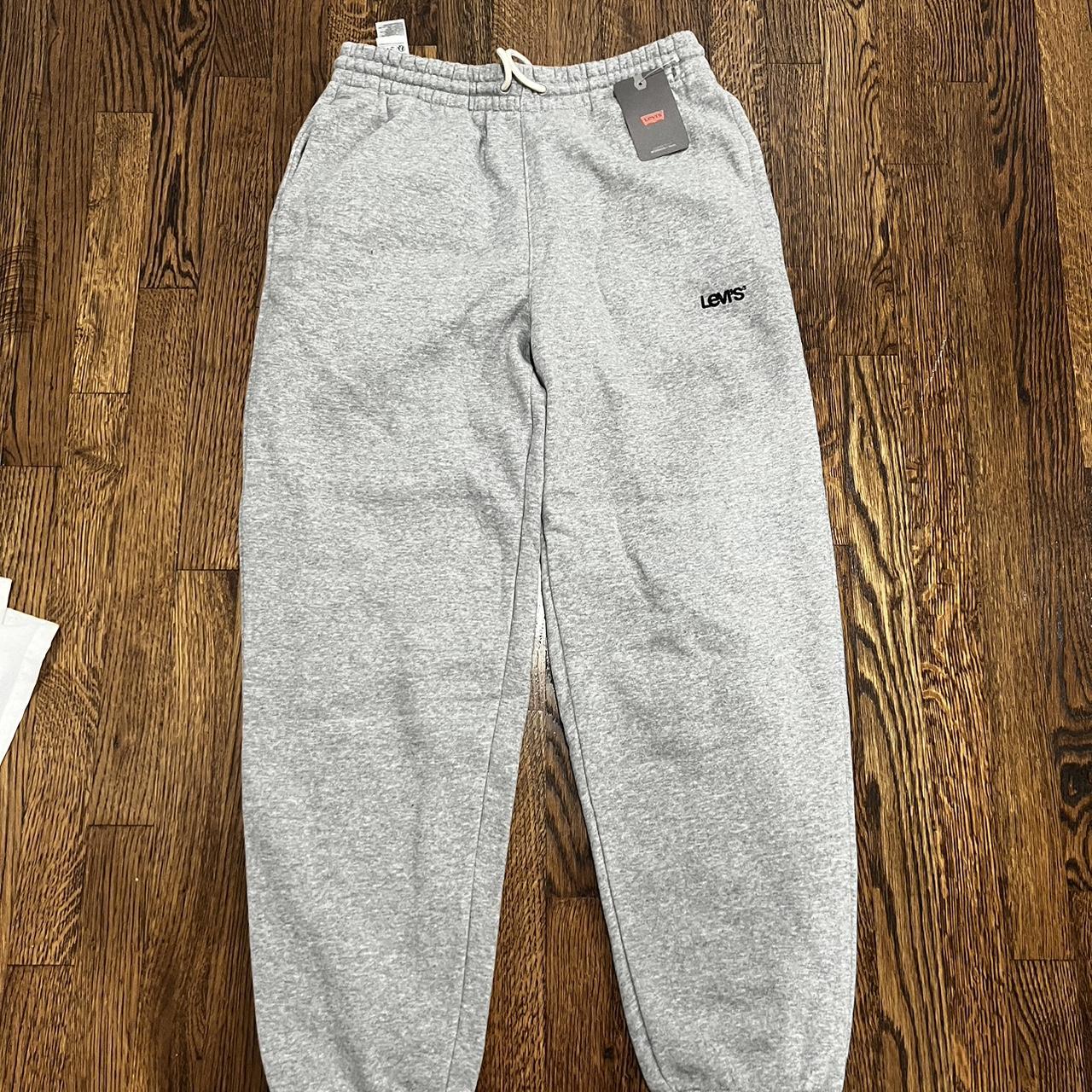 gray never worn Levi sweatpants with tag still on it... - Depop