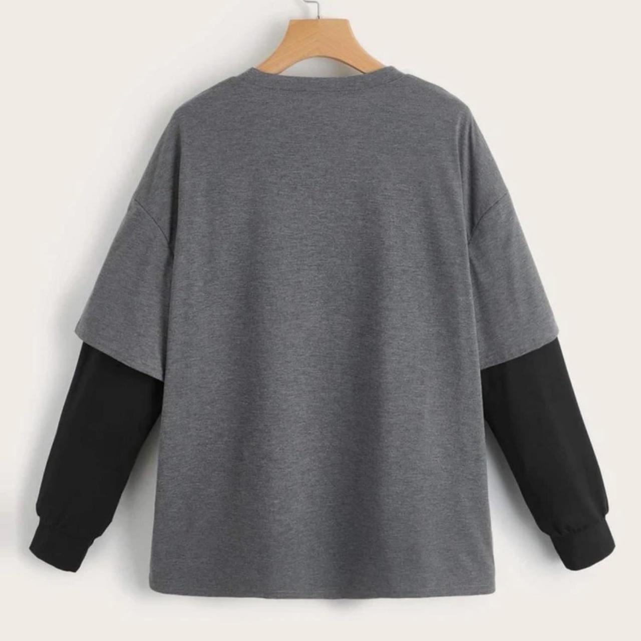 Grunge Post Punk 2 in 1 Angel Wong Printed Tee *2 in... - Depop