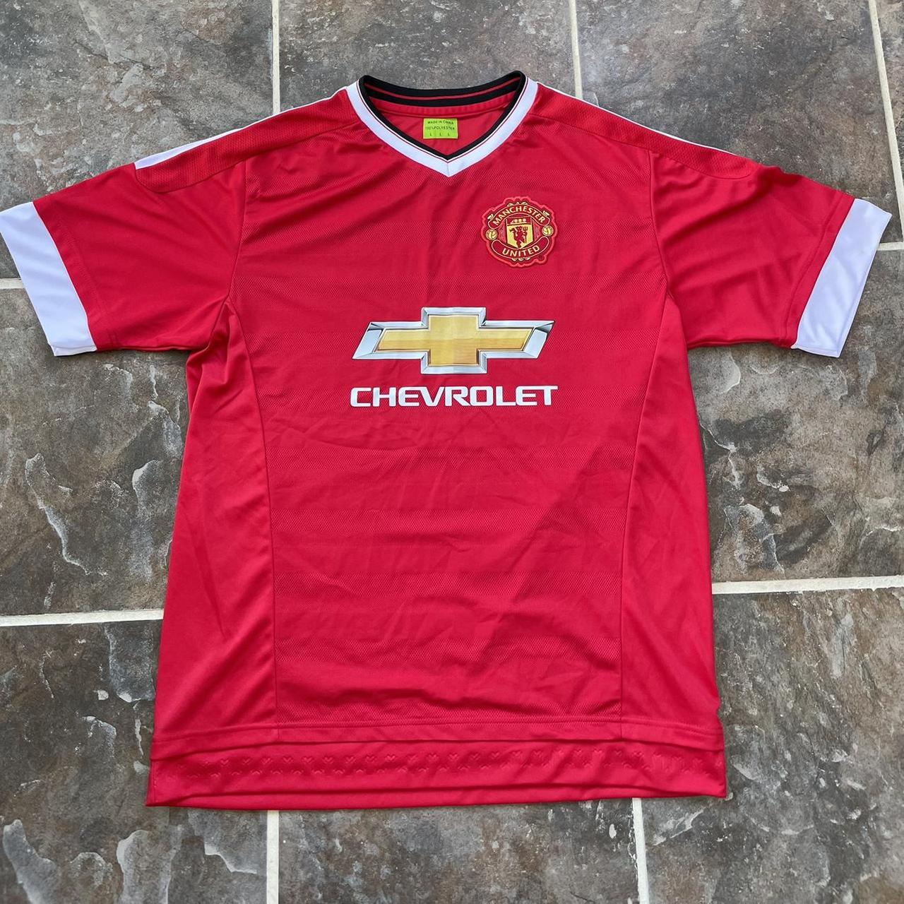 Manchester United jersey. Embroidered patch. Cool... - Depop